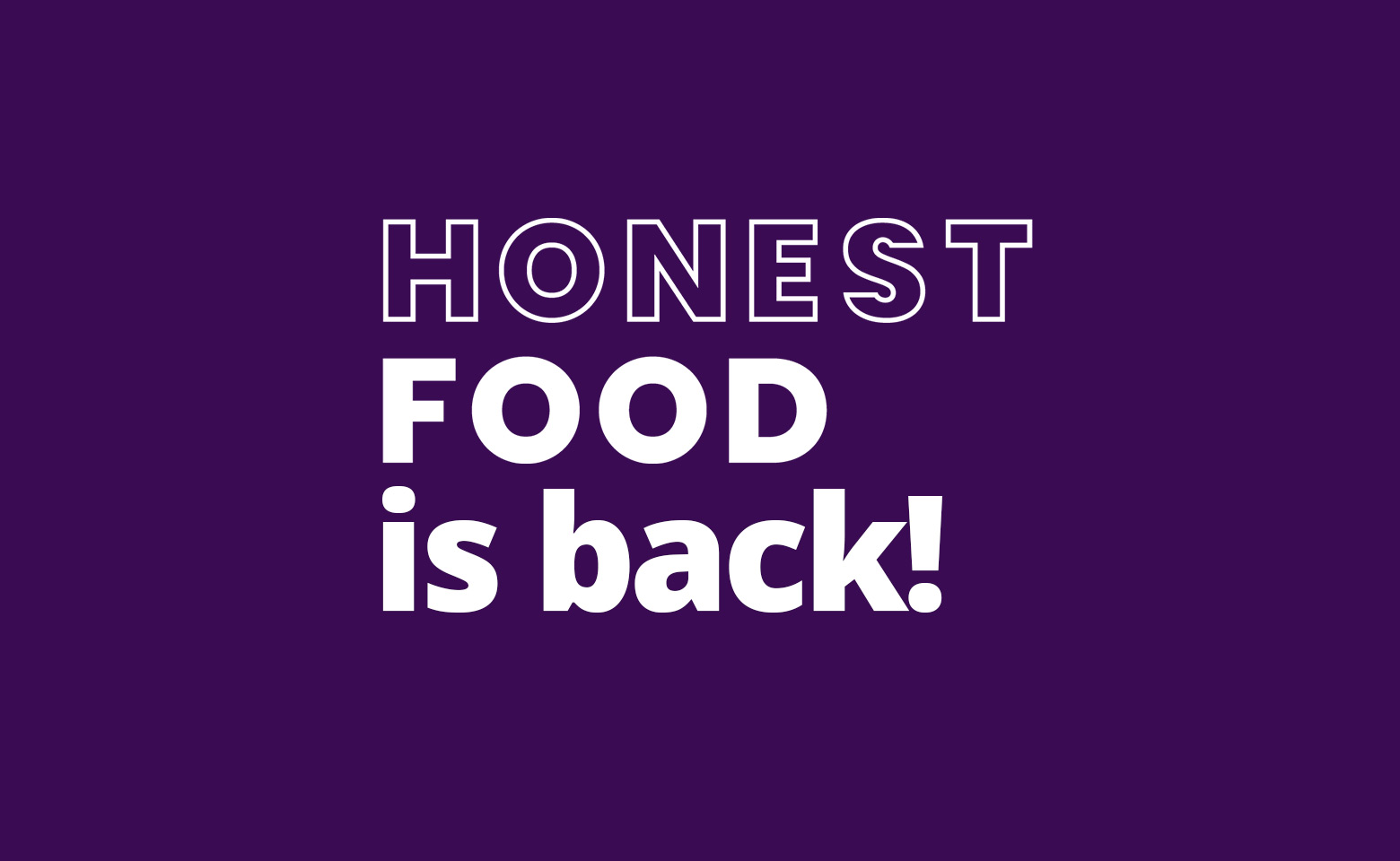 New Materials for 2021 - Honest Food Campaign | IFOAM